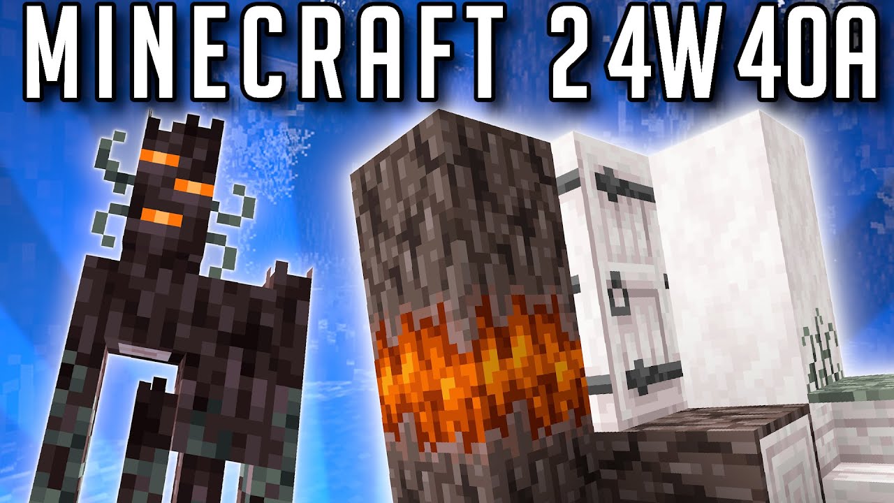 Minecraft Snapshot 24w40a : Creaking et Pale Garden ! - YouTube