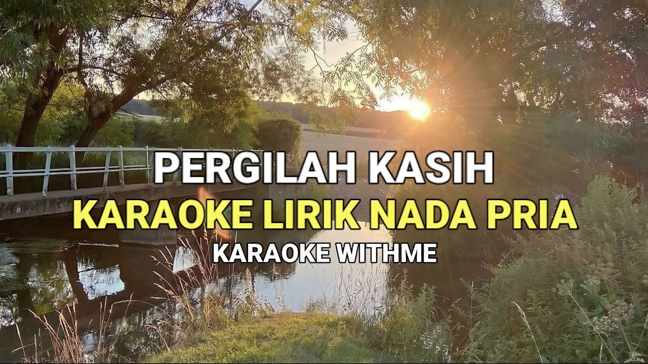 Pergilah Kasih - Chrisye Karaoke Lirik Nada Pria - YouTube