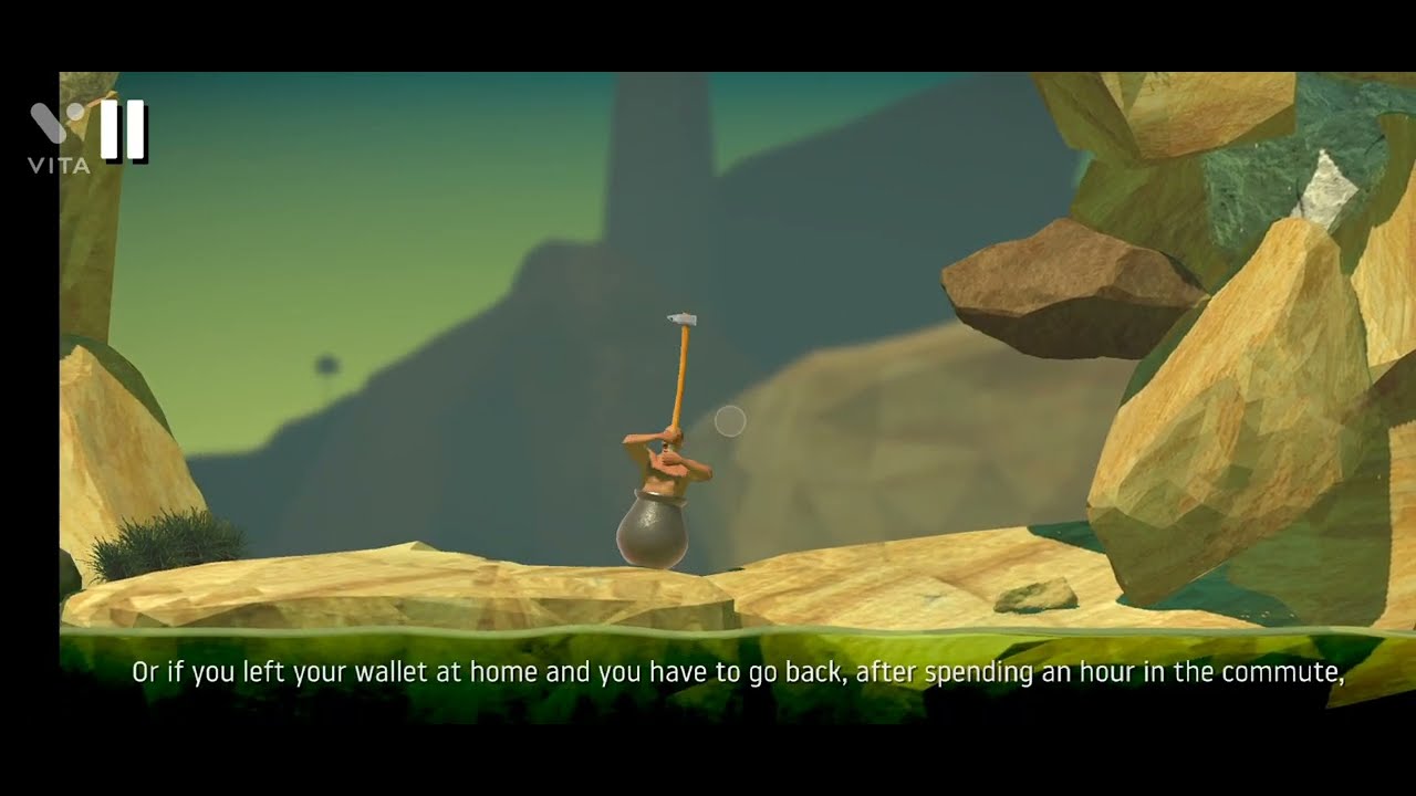 FIRST TRY IN GETTING OVER IT | GAMEPLAY | GAME TAK - YouTube