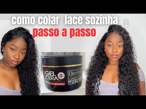 How to glue a lace front wig yourself for only $9.99 - step by step #lacefront #tutorial