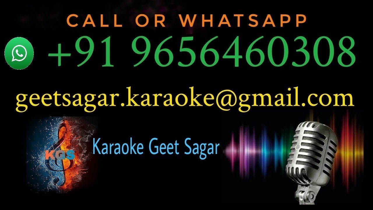 Hum Bewafa Hargiz Na The By Shaan Karaoke With Lyrics | Instant Karma ...