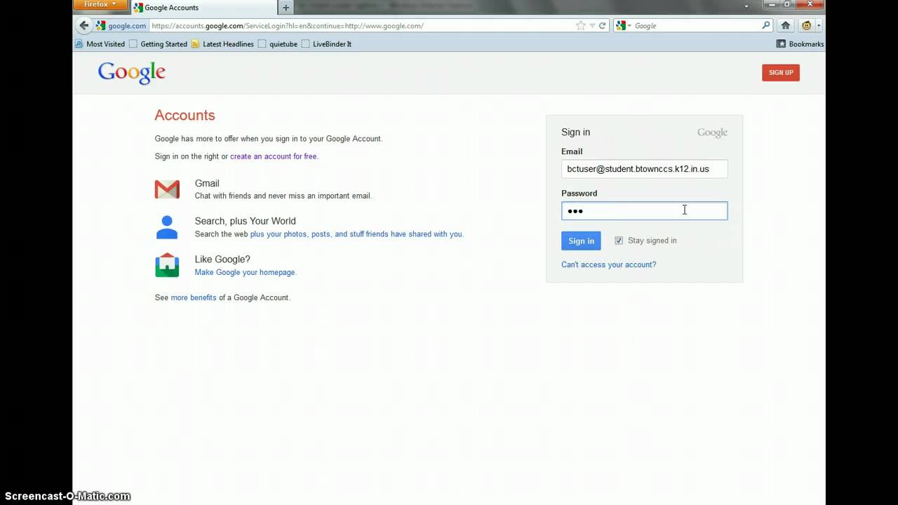 Signing in to Google - YouTube