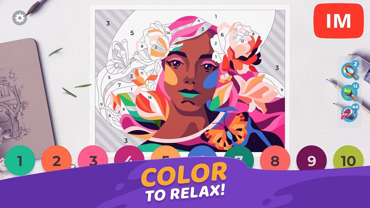 Gallery: Coloring Book & Decor Android iOS Gameplay - YouTube