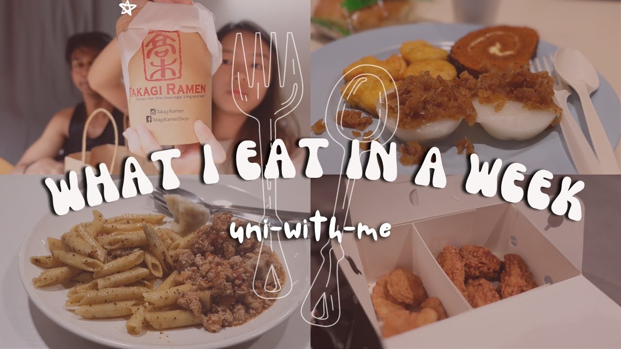 how much I spend on food at NUS - YouTube