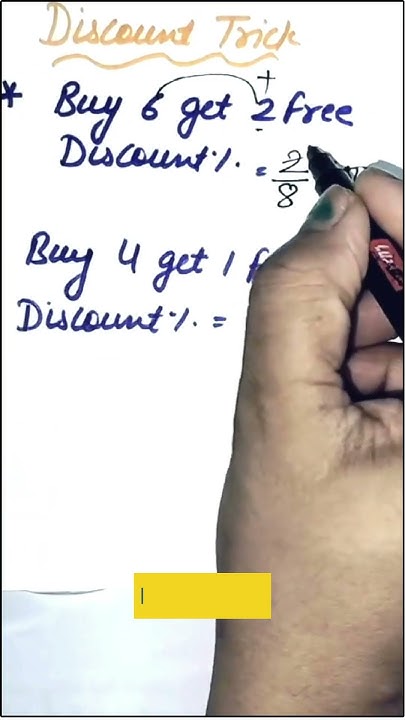 How to Use Discount Tricks | Want to calculate discount in seconds # ...