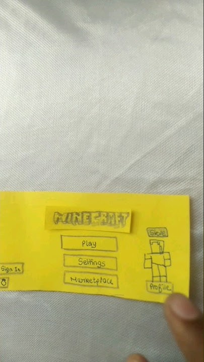 Minecraft paper game ( Papercraft ) - YouTube