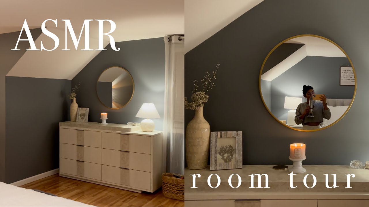 Ambers ASMR: ~ROOM TOUR~ whispering/soft spoken-lots of tapping ...