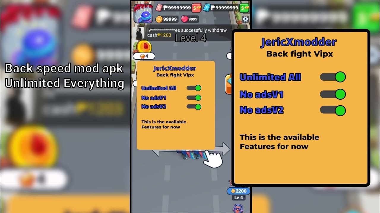 Back Fight mod apk Unlimited Everything 100% work!! - YouTube
