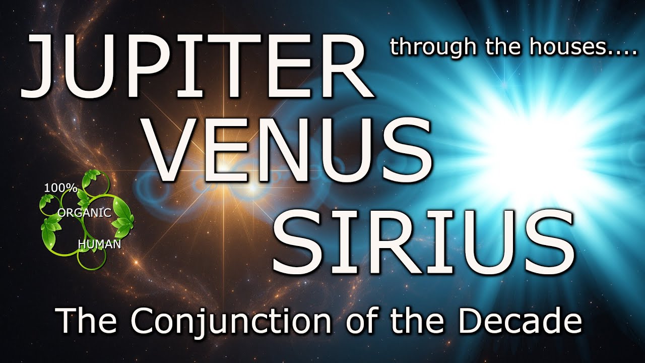 💫 The Conjunction of the Decade: VENUS, JUPITER, SIRIUS Readings by ...