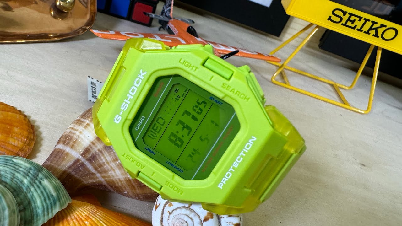 G-Shock GDB500S-3 Digital Step Tracker - YouTube