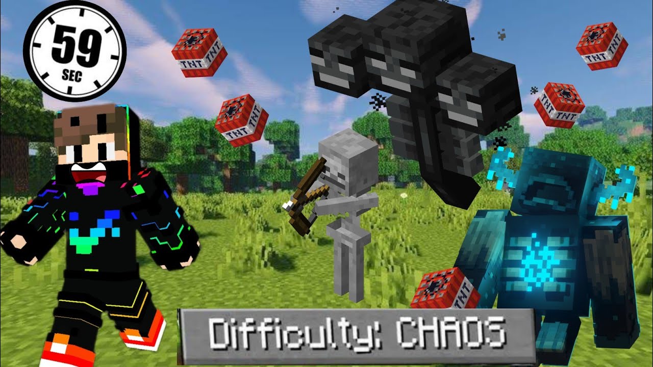 "Minecraft but Chaos in Every 60 Seconds" - YouTube