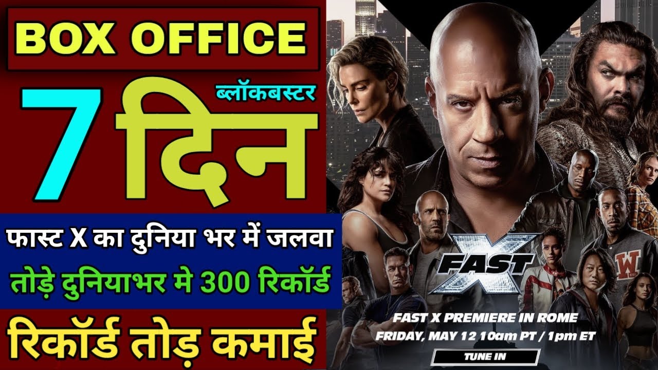 Fast X Box Office Collection Day 7, Fast X Box Office, Vin Diesel ...