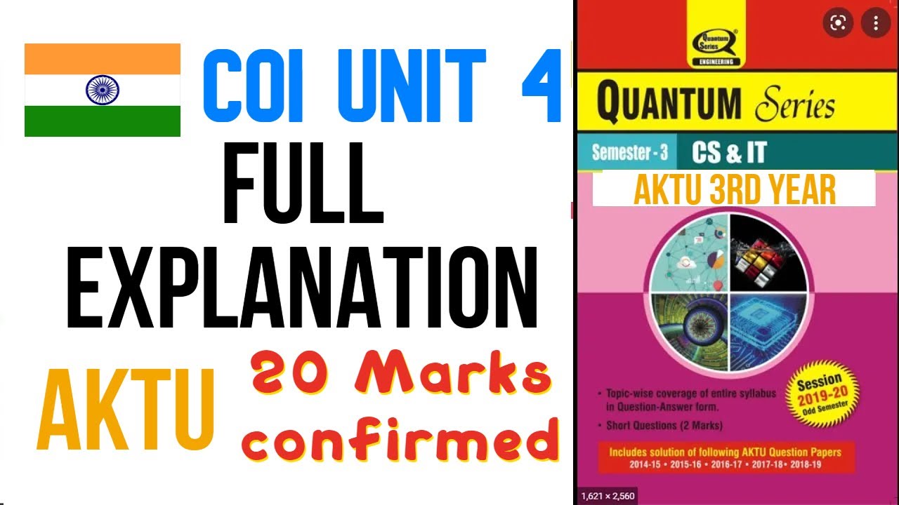 FULL UNIT 4 COI Explanation of important topics | Third year AKTU most ...