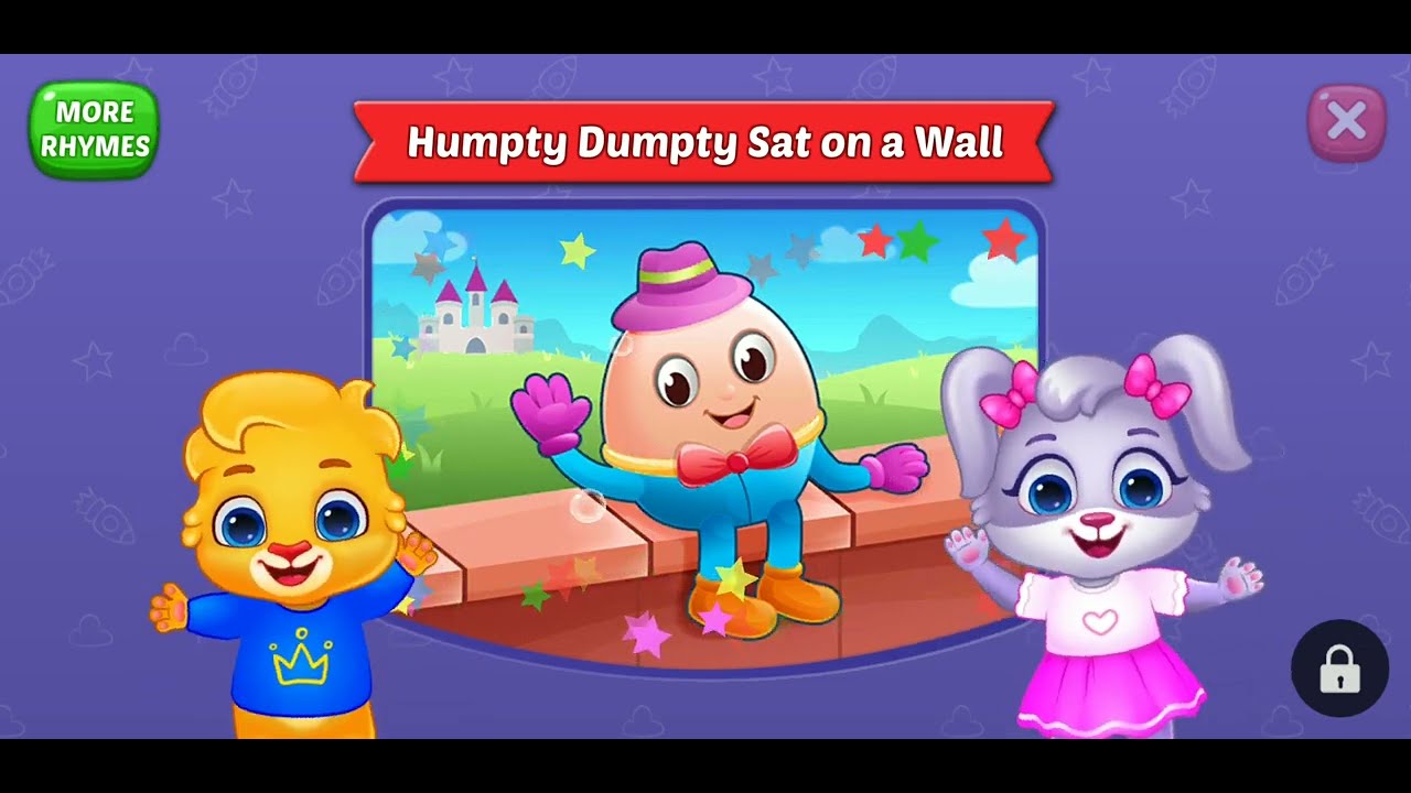 🥚Humpty Dumpty Sat on a Wall 🎶 - Baby Games Piano & Baby Phone ...