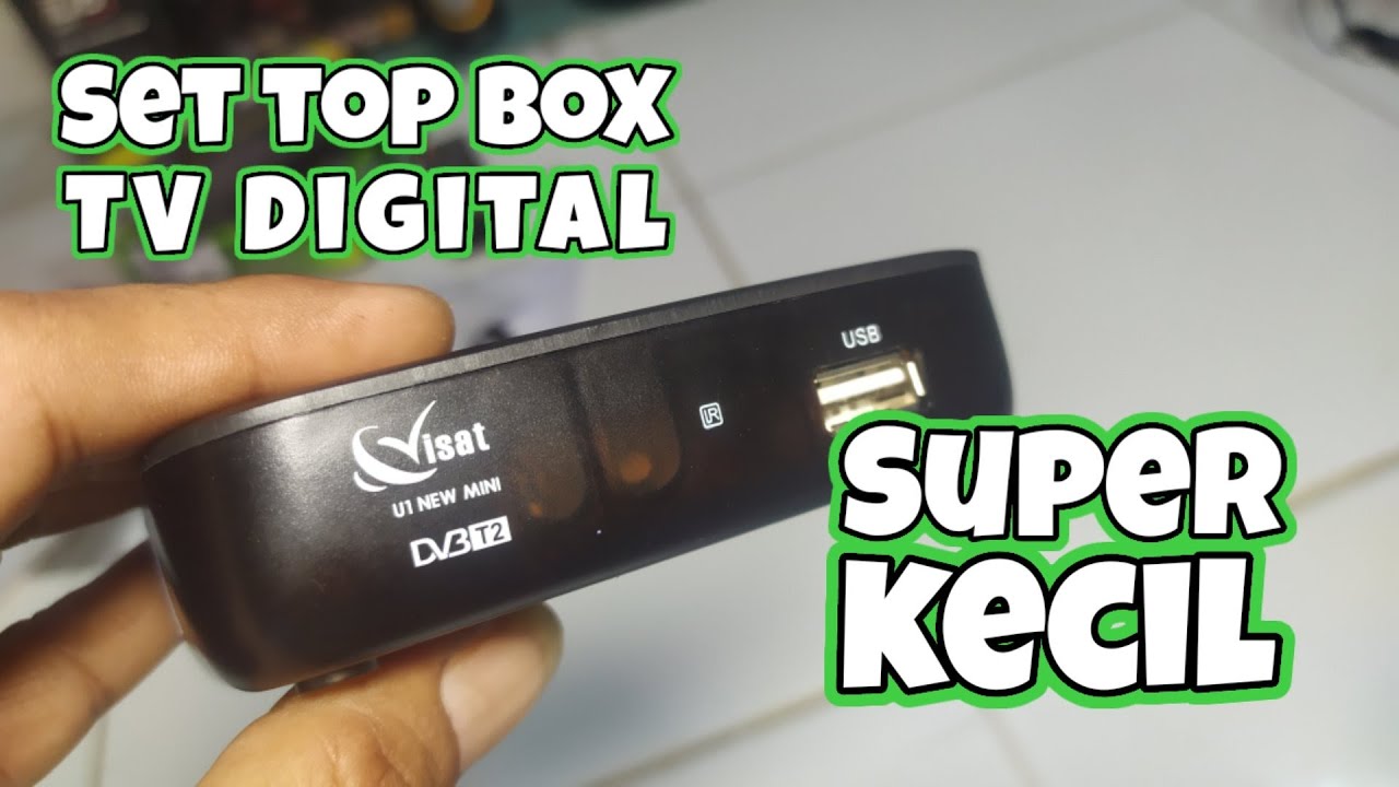 Set Top Box TV Digital Visat Mini | stb tv digital Mini Fitur Lengkap # ...