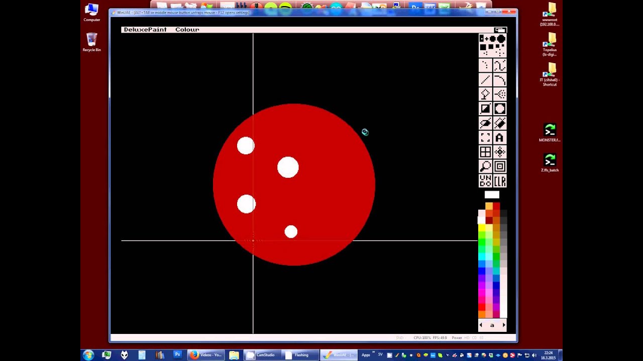 Using Deluxe Paint conveniently on a Windows PC (with transparency ...