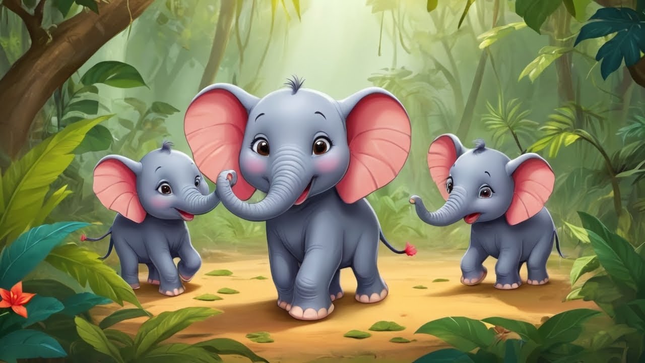 Elephants Song | Baby Songs | Nursery Rhymes | Kids Songs | Animals for ...
