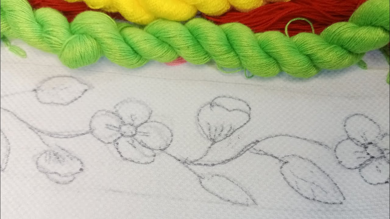 Embroidery designs drawing | How to Draw borderline Embroidery designs ...