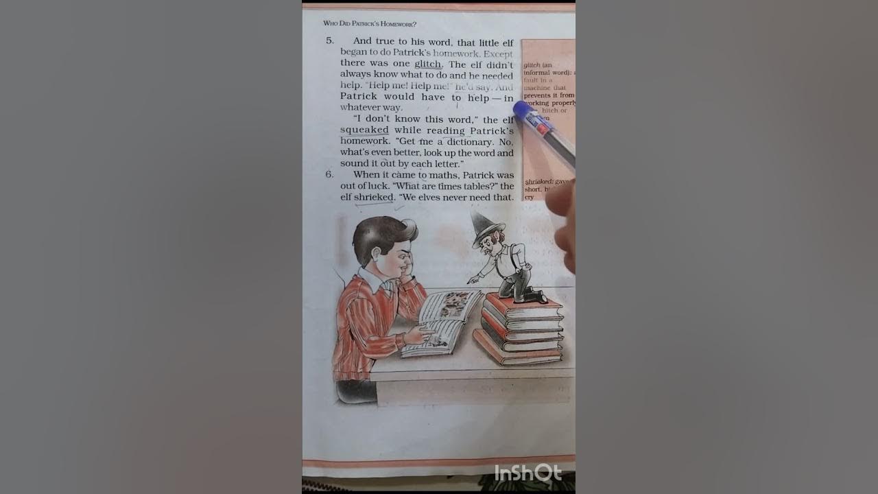 Who Did Patrick's Homework?/ Hindi explanation/Class 6 English chapter 1/ Honeysuckle/ NCERT ...