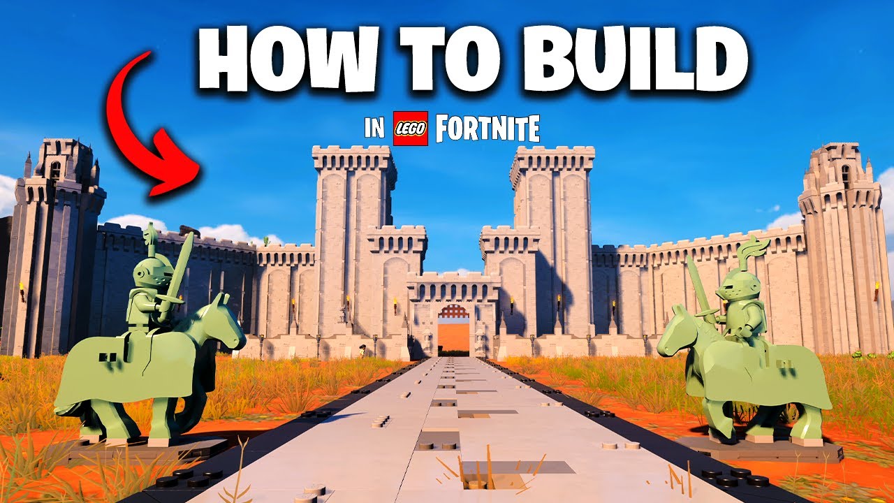 How to Build Stunning Castles In LEGO Fortnite! - YouTube