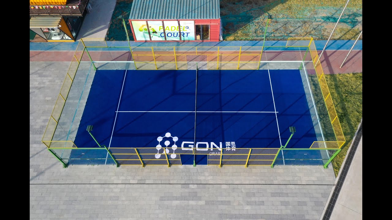 GonGrass Panoramic Padel Court - YouTube