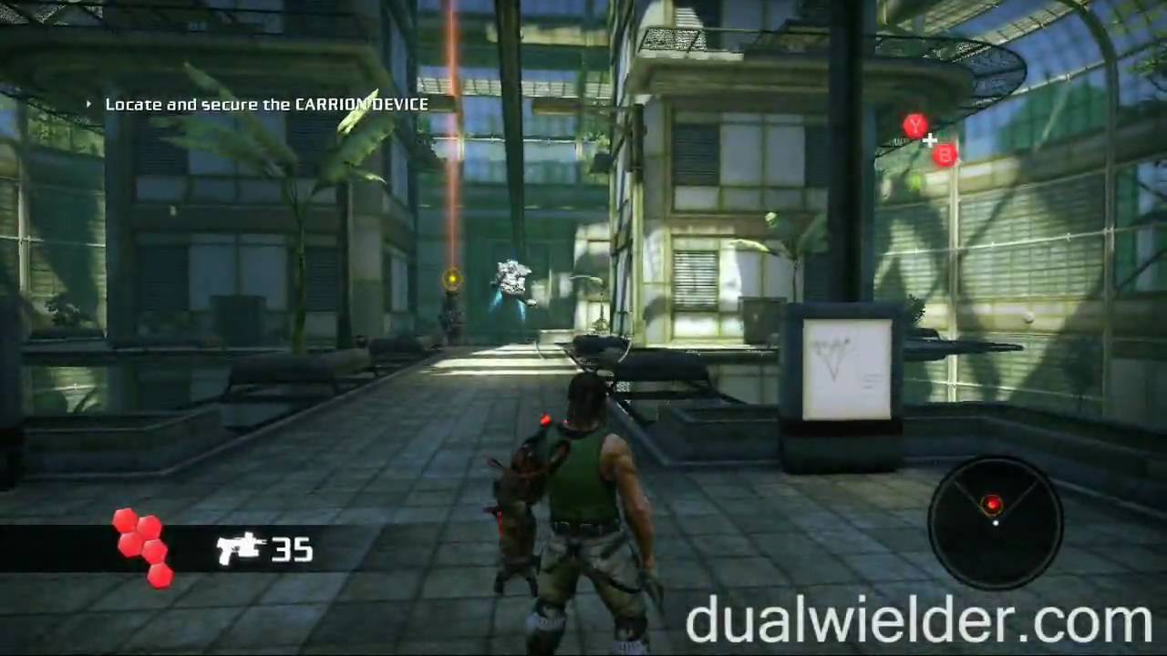 Bionic Commando Walkthrough - Ascension City Garden: Part 1/2 (HD) - YouTube