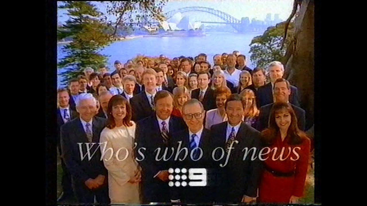 Channel Nine Sydney - Who's Who Of News - 5 Second Promo (October 1994 ...