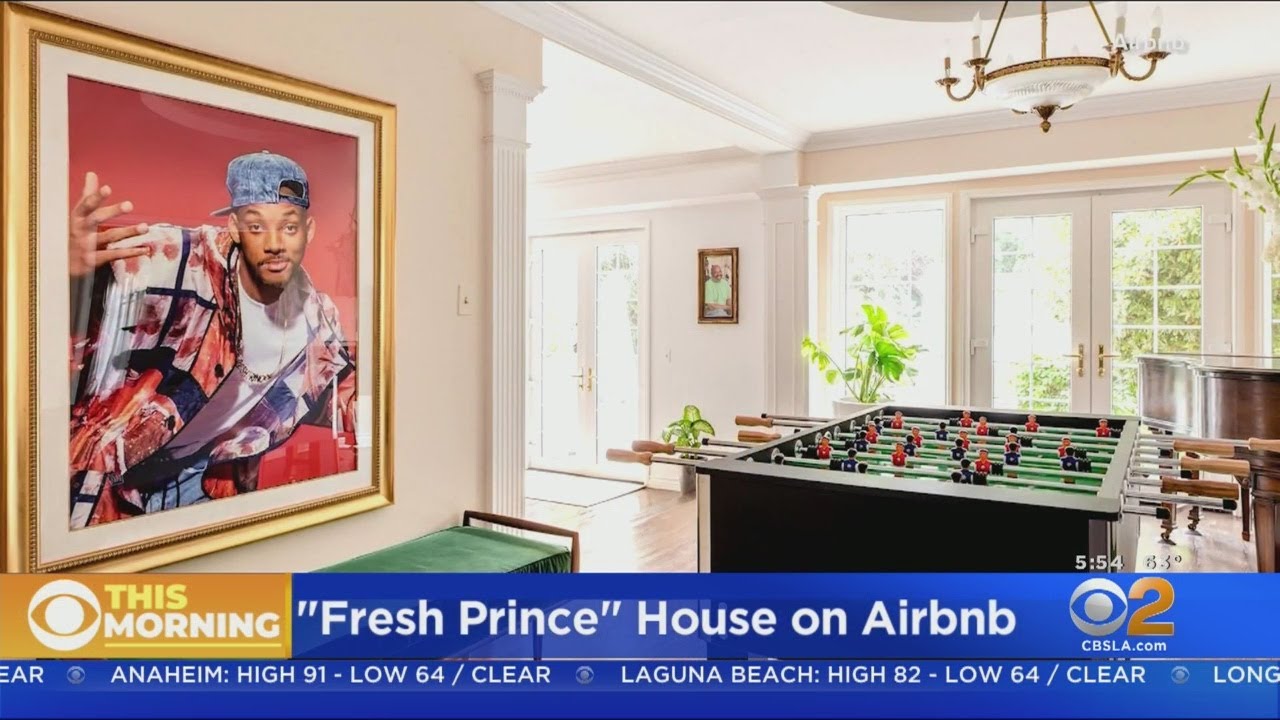 'Fresh Prince Of Bel Air' House Available To Rent On Airbnb - YouTube