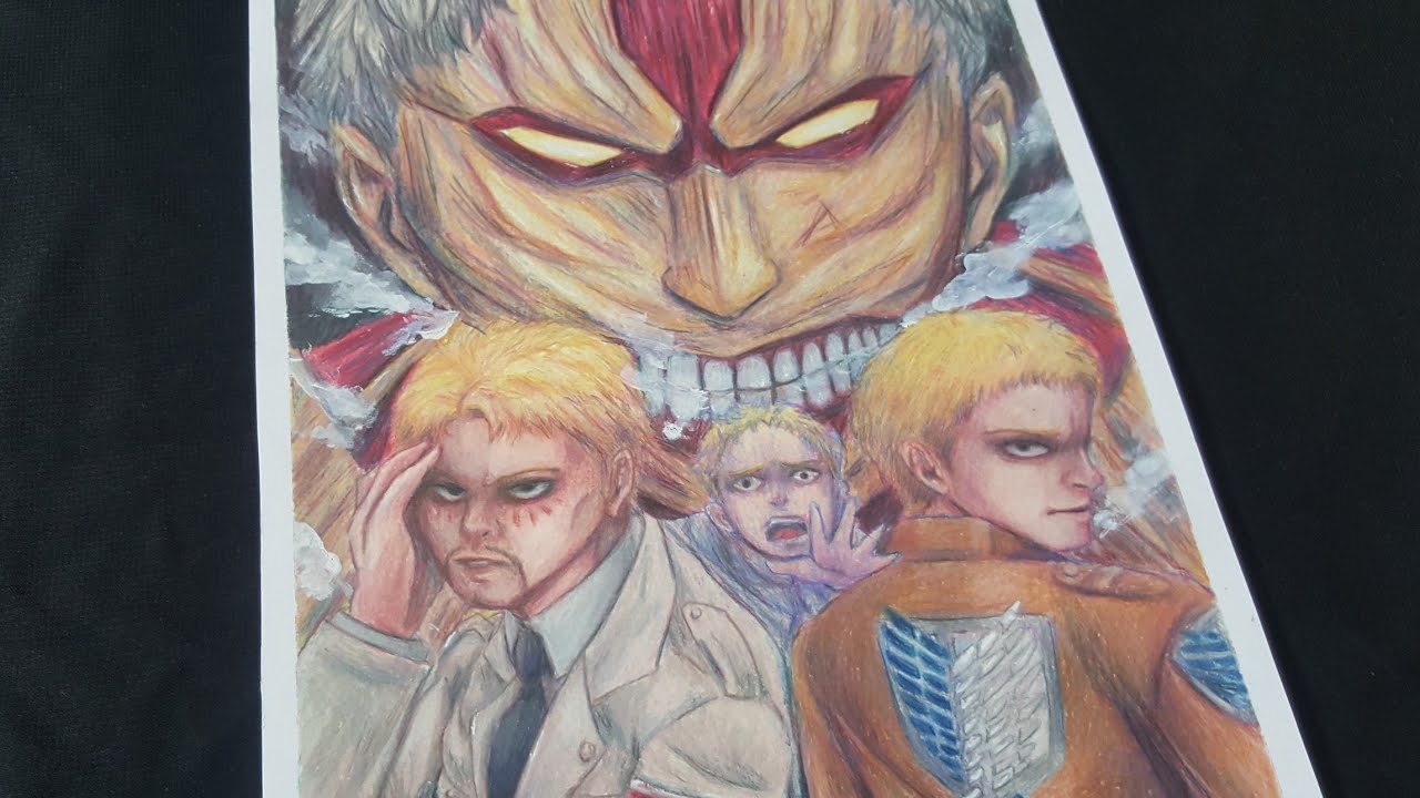 Reiner Braun The Armored Titan [ Attack on Titan ] = Color Pencil ...