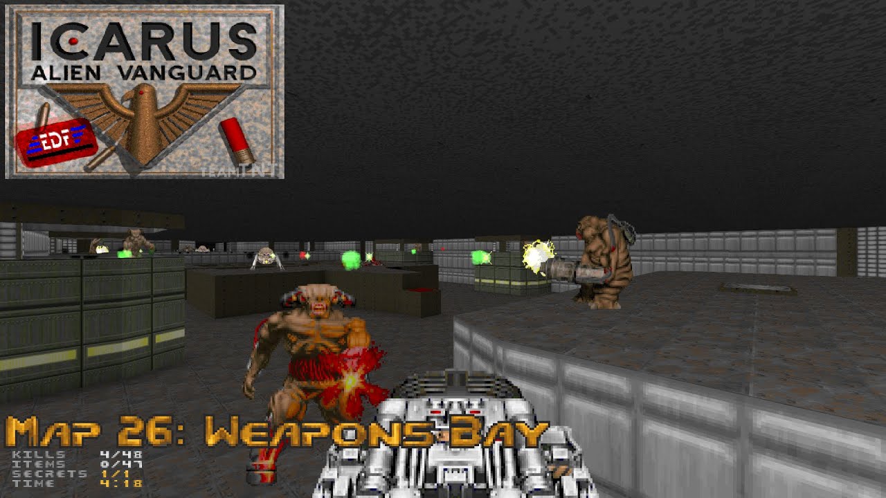 Icarus: Alien Vanguard - Map 26: Weapons Bay (UVMax 1:48) - YouTube