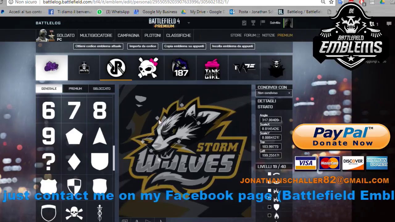 Battlefield 1 Emblem Creation - YouTube