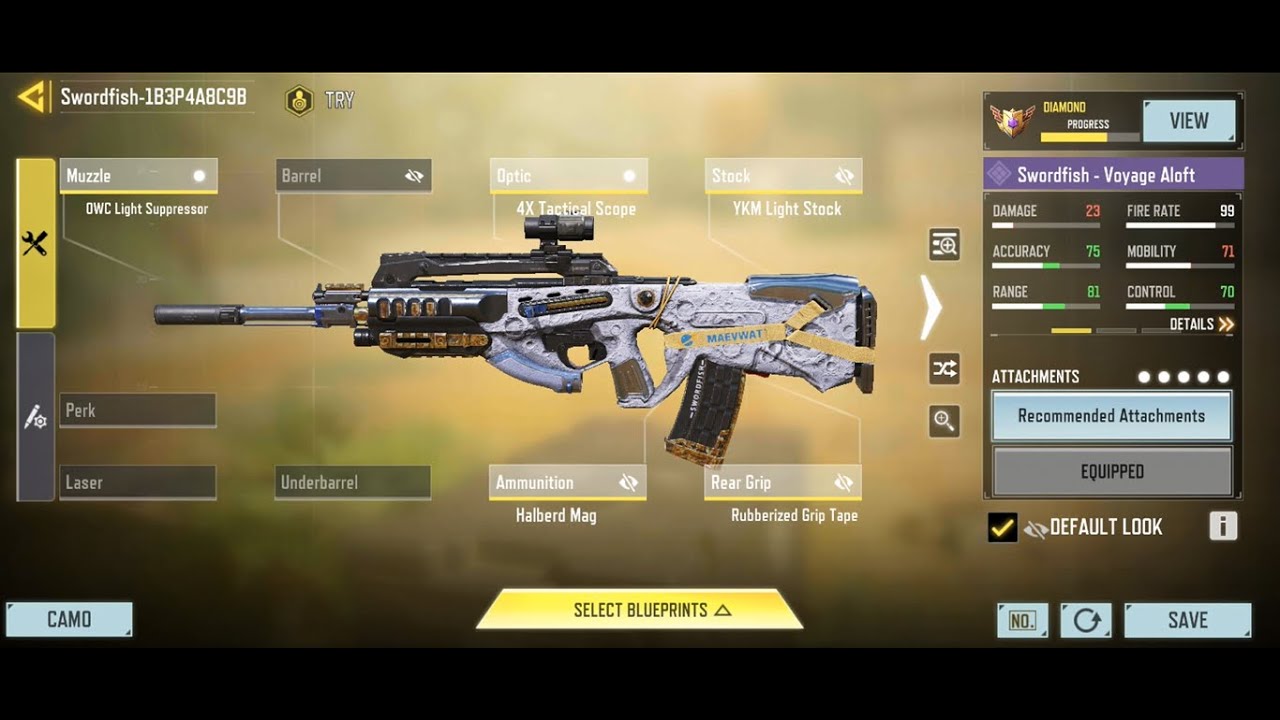 CODM Guns For Beginners: Swordfish - Voyage Aloft - YouTube