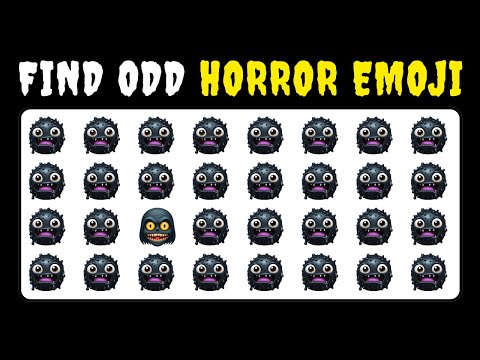 Find The Odd Emoji Out - Horror Emoji Edition | 2025 Challenge Quiz