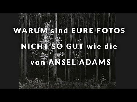 WARUM sind EURE FOTOS NICHT SO GUT wie die von ANSEL ADAMS