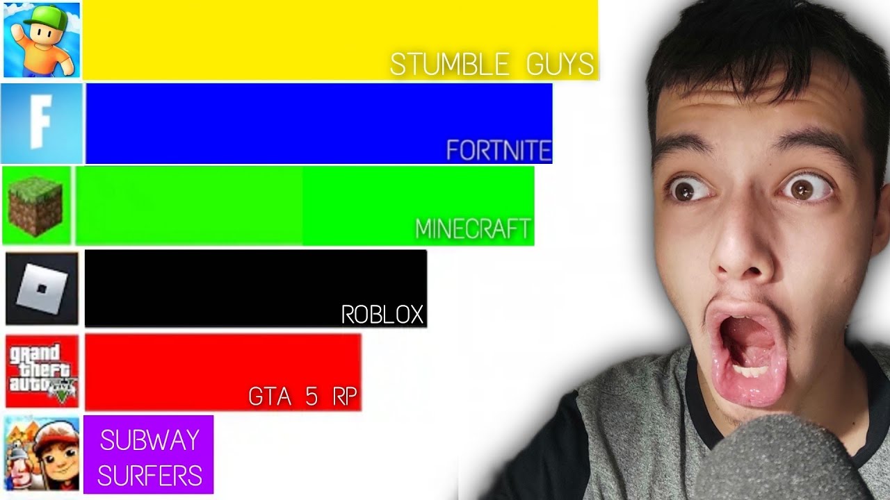 STUMBLE GUYS vs FORTNITE vs MINECRAFT vs ROBLOX vs GTA 5 RP vs SUBWAY ...