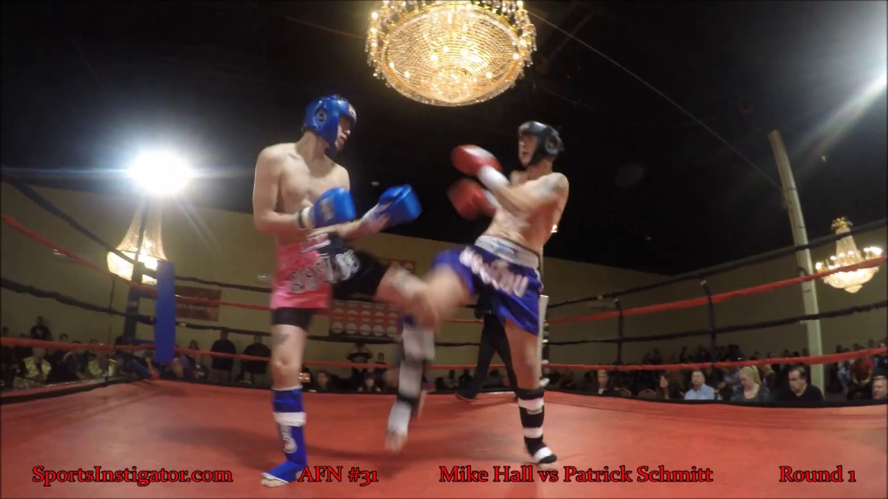 AFN #31 Full Kickboxing Fight - Mike Hall vs Patrick Schmitt | Sports ...