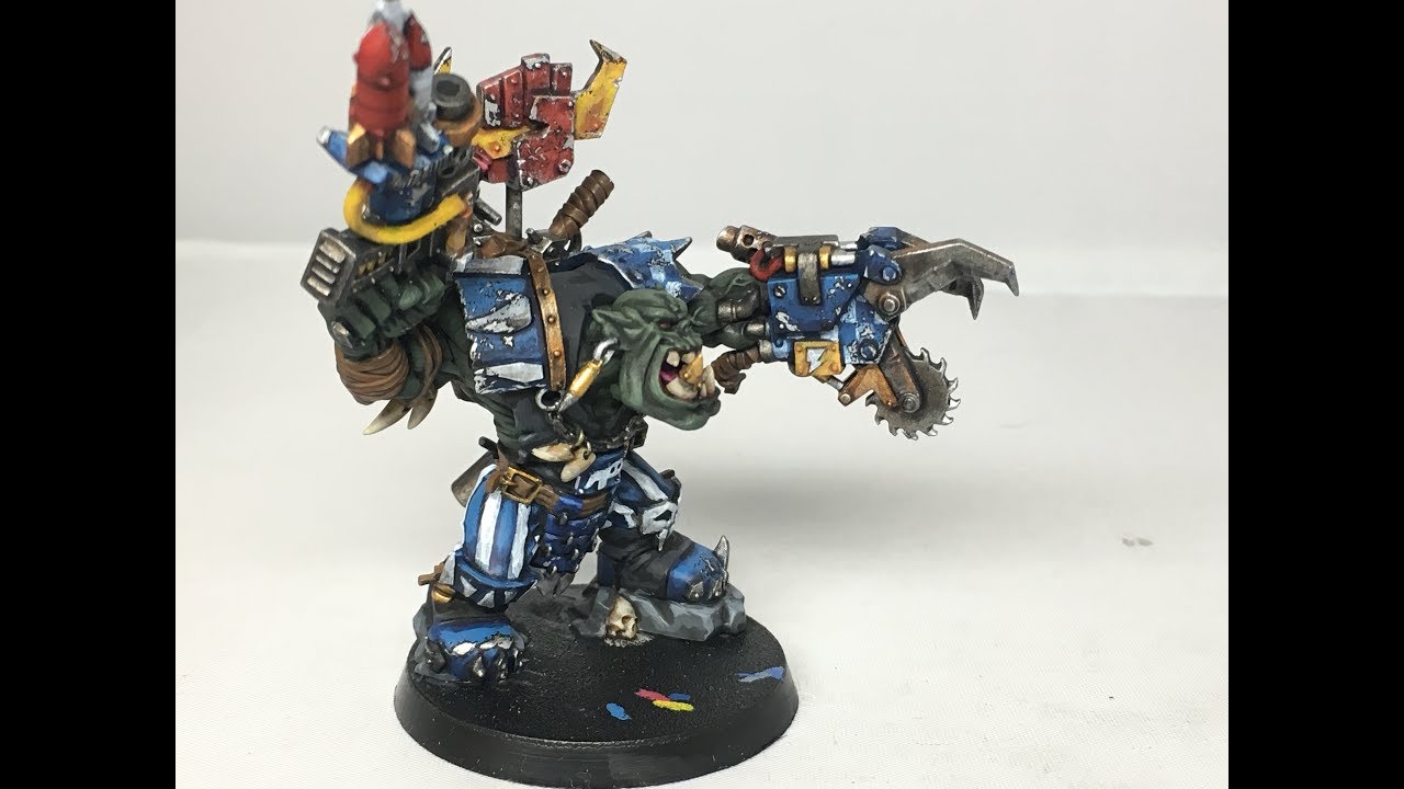How to Paint an Ork Warboss - YouTube