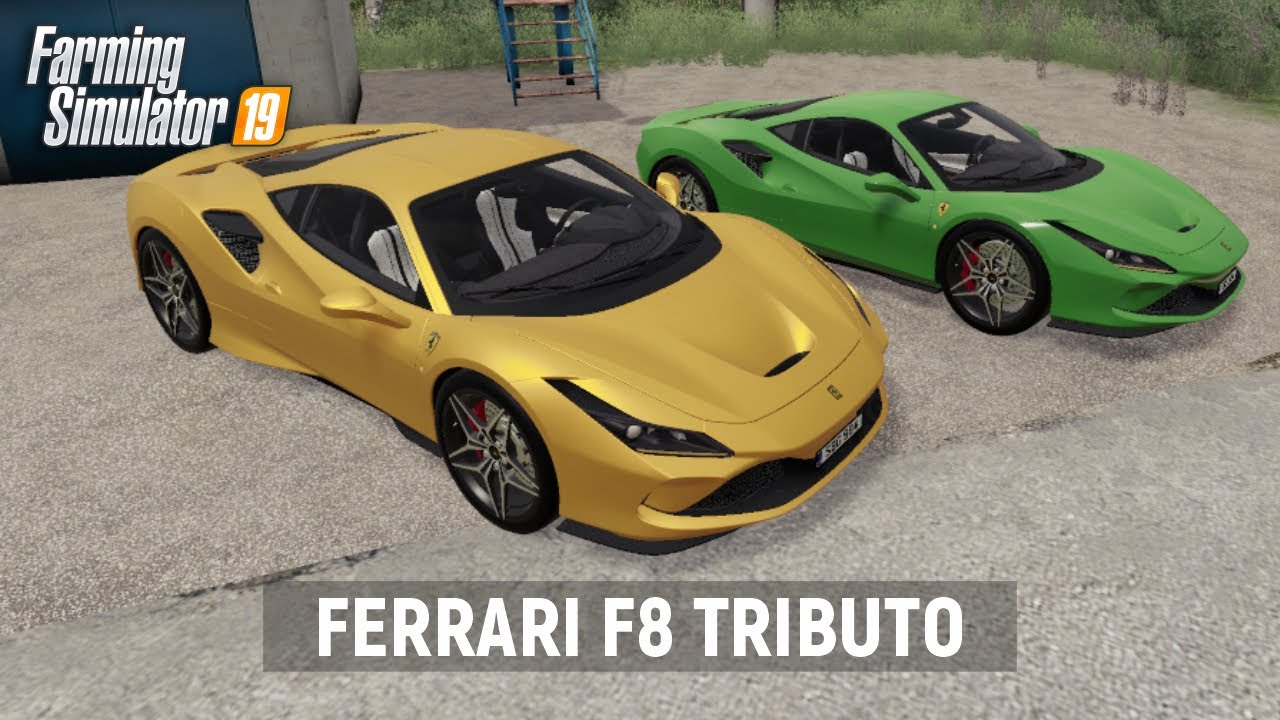 [FS19 v1.5.2] FERRARI F8 TRIBUTO (v1.0.0) - YouTube