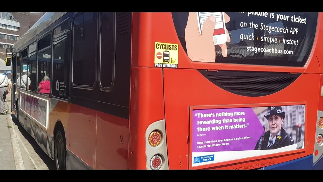 Here is the stagecoach bus 36437 on the number 53 in Guildford Tuesday ...