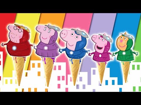 Peppa Pig Iron man Ice Cream Finger Family \ Nursery Rhymes and More ...