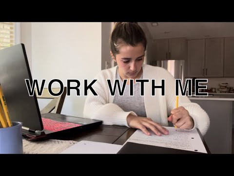 ASMR Work Session Roleplay [1 hr] | Typing & Writing (No Talking) - YouTube
