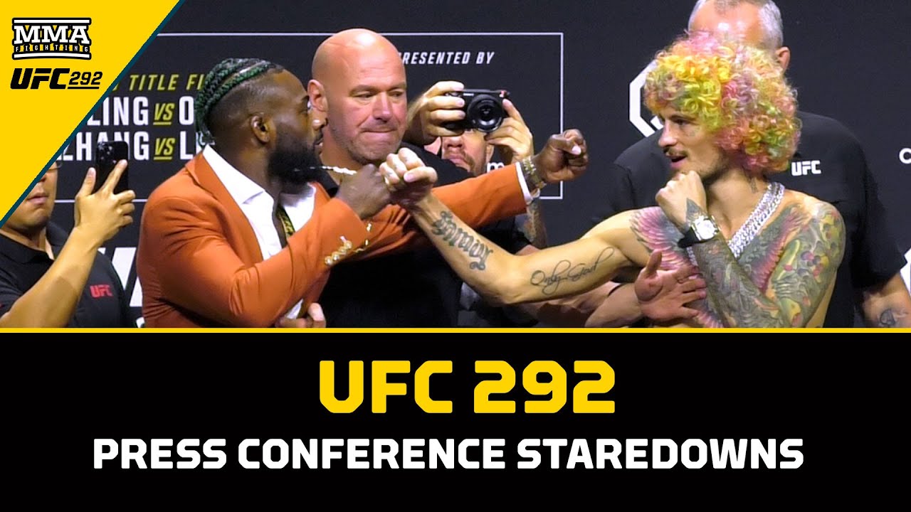 Full UFC 292 Press Conference Staredowns | UFC 292 | MMA Fighting - YouTube