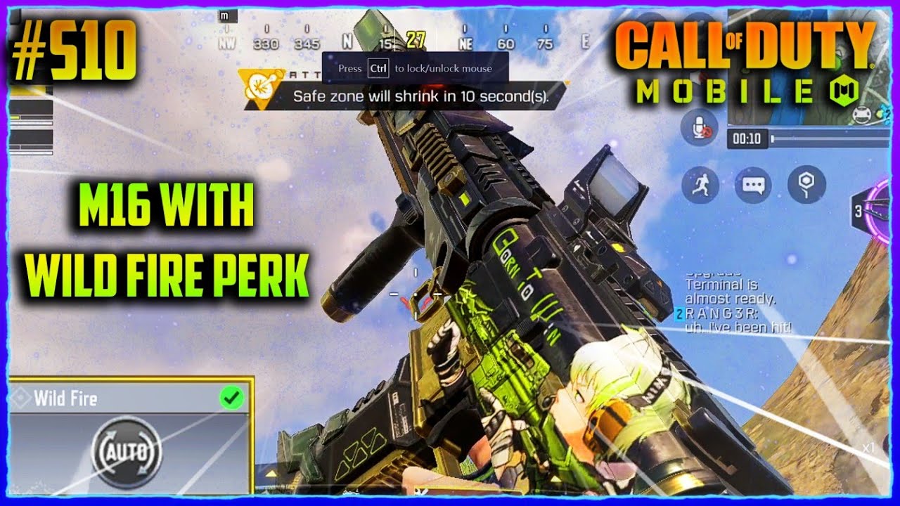 S10 ONE OF THE BEST GUN COMBO (QQ9 & M16) | CODM BR GAMEPLAY - YouTube