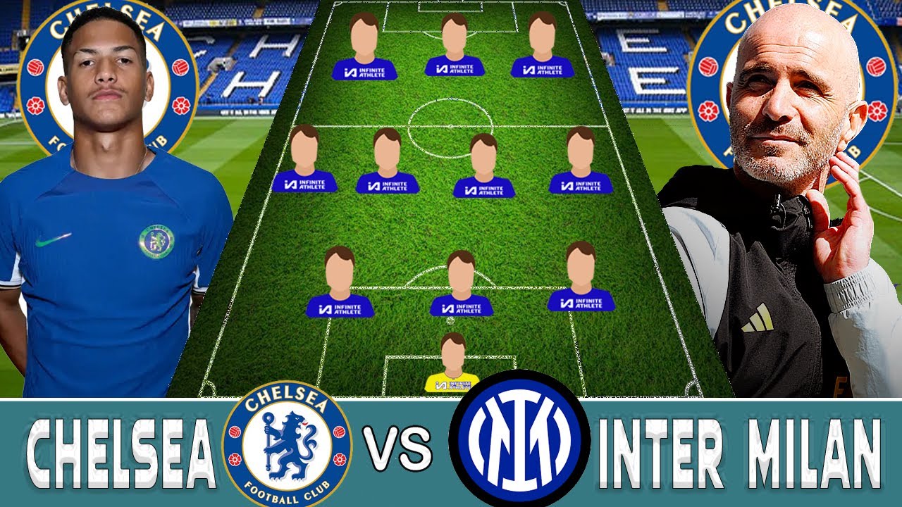 POWERFUL New CHELSEA Predicted Lineup VS INTER MILAN IN 3-4-3 FORMATION ...
