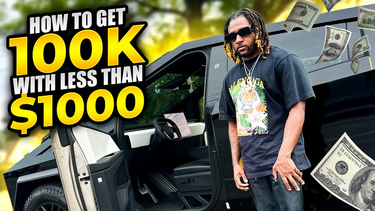 How To Get 100k With Less Than $1000 - YouTube