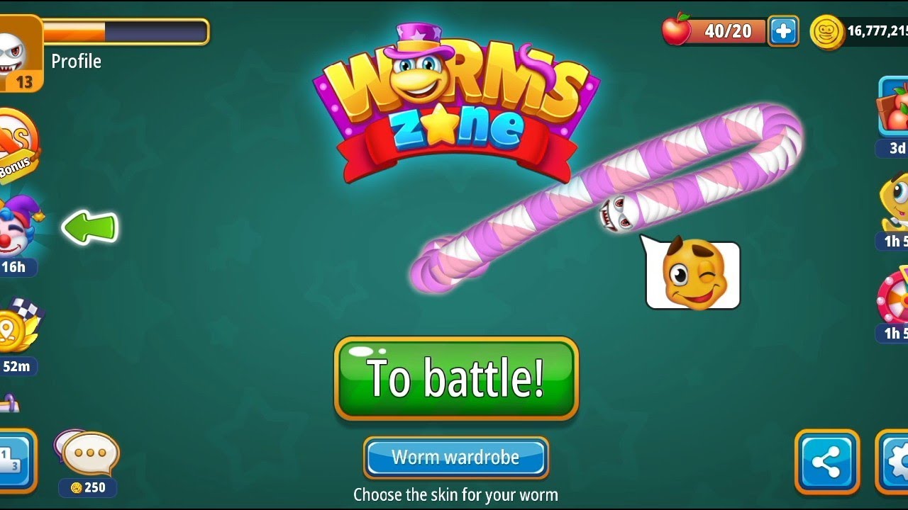 WORMS ZONE BEST GAME PLAY #ravindrasgaming - YouTube