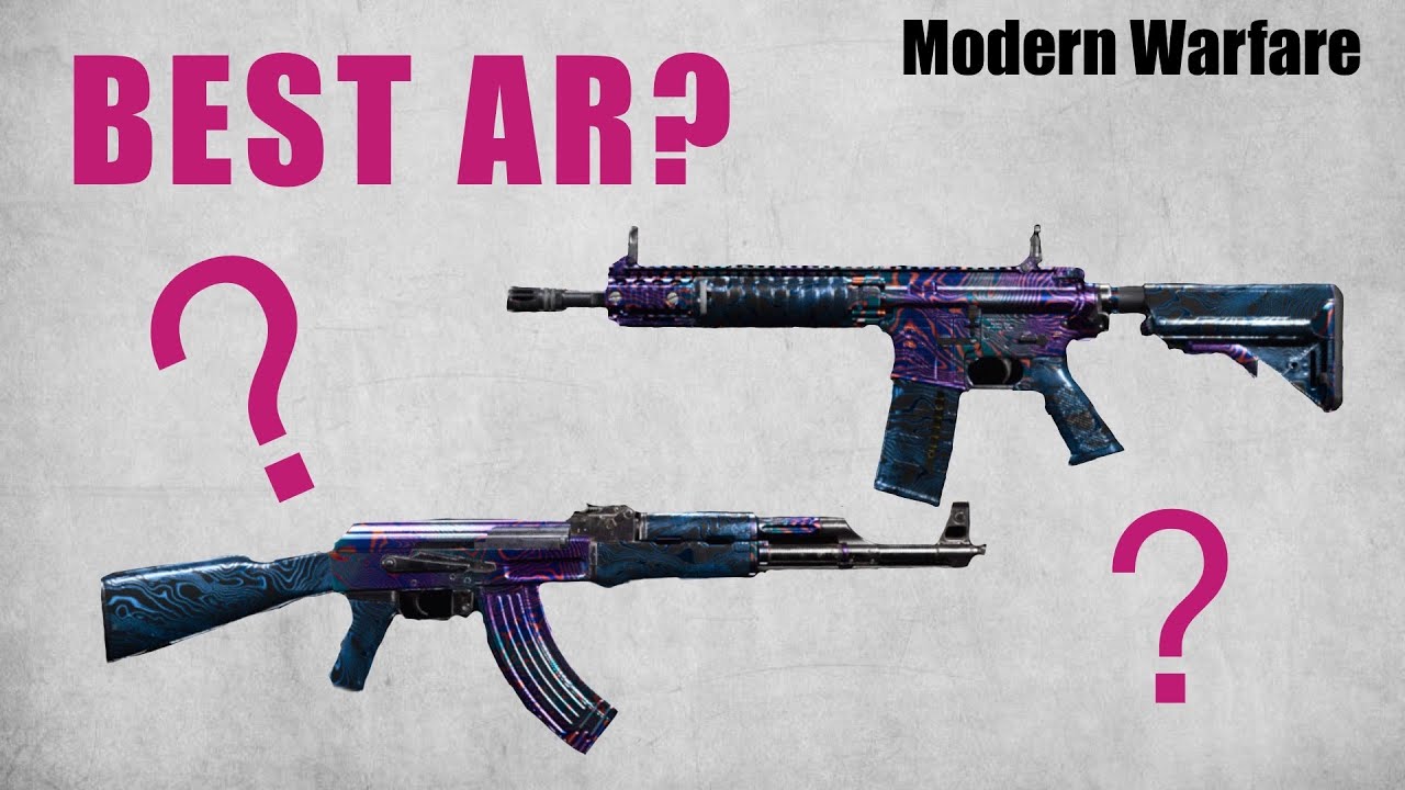 All Assault Rifles RANKED in MW - YouTube