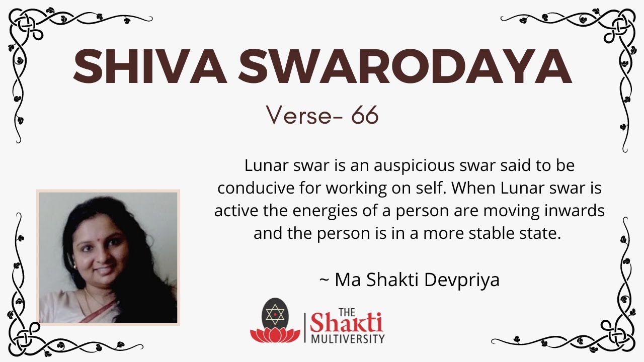 What is the swar pattern of a perfect Yogi | Shiva Swarodaya by Ma ...