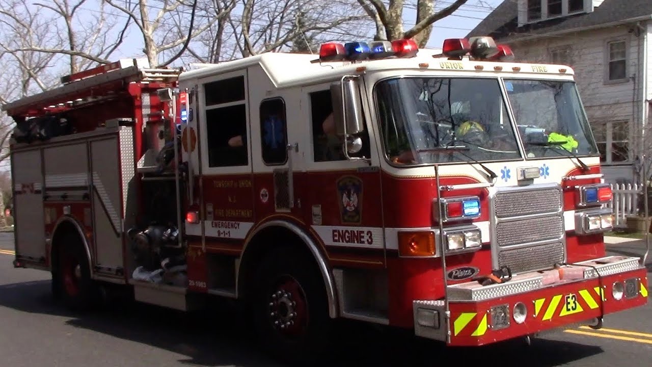 Union Fire Department Engine 3 Responding 4-13-18 - YouTube