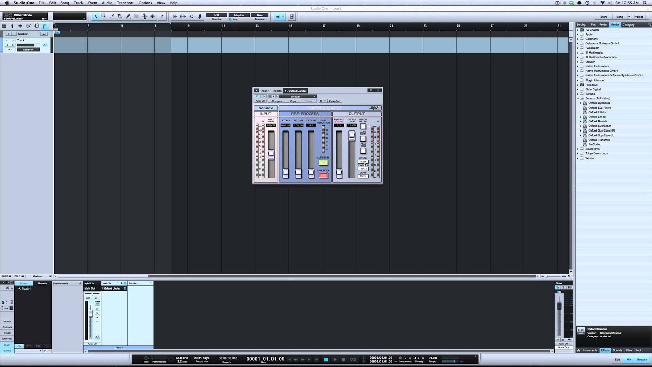 Using Dither in Studio One - YouTube